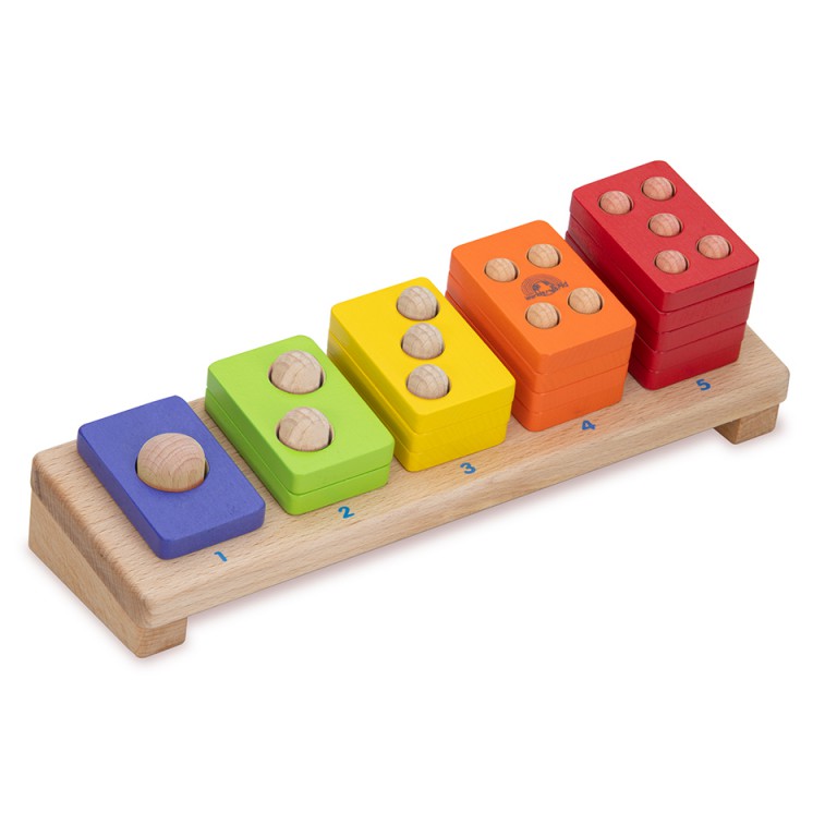WED-3074 COUNTING BALL | Wonderworldtoy - Natural toys for smart play