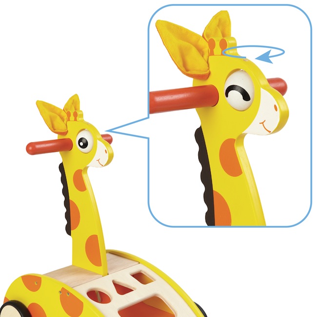 WW-1516 GIRAFFE WALKER | Wonderworldtoy - Natural toys for smart play