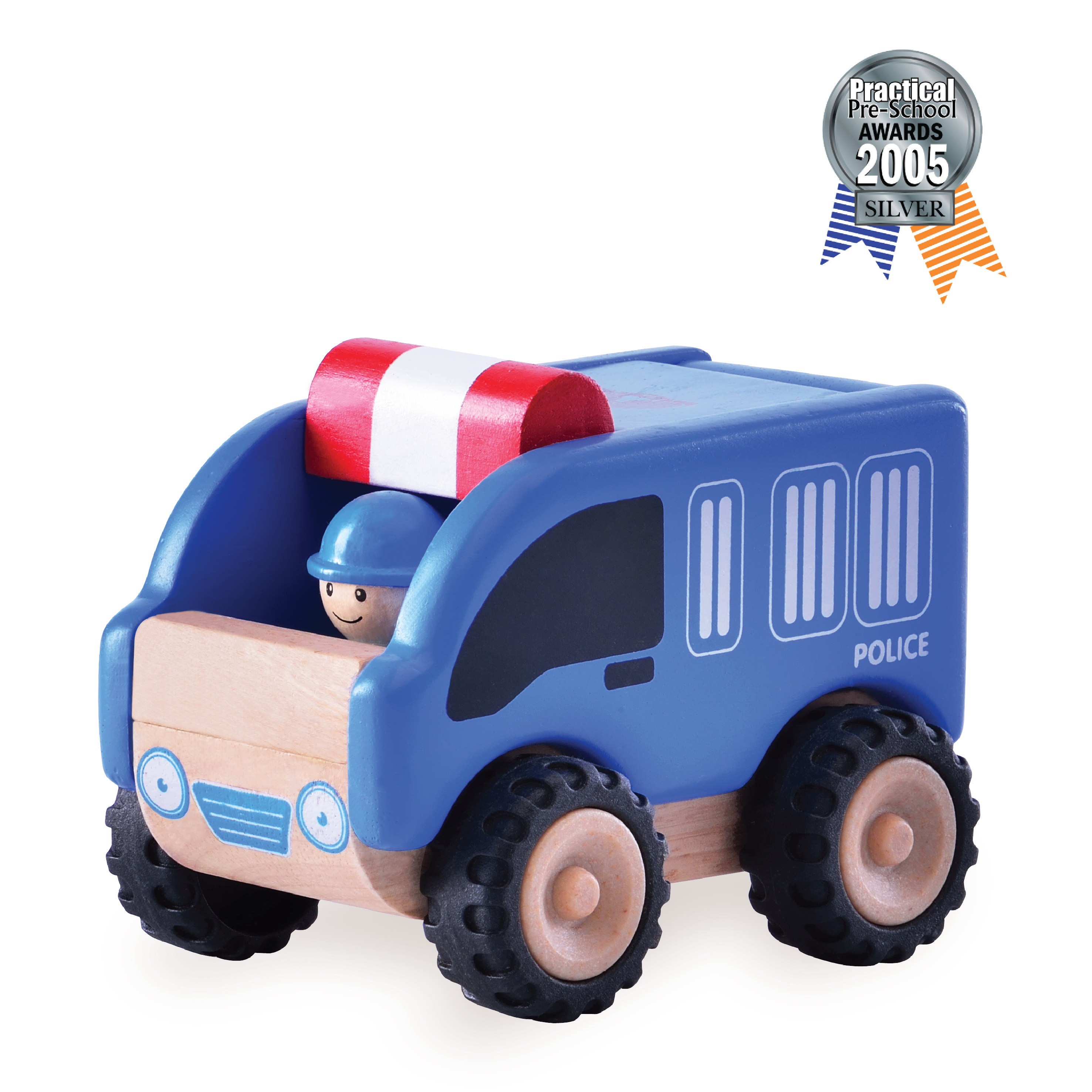 WW-4004 MINI POLICE CAR | Wonderworldtoy - Natural toys for smart play